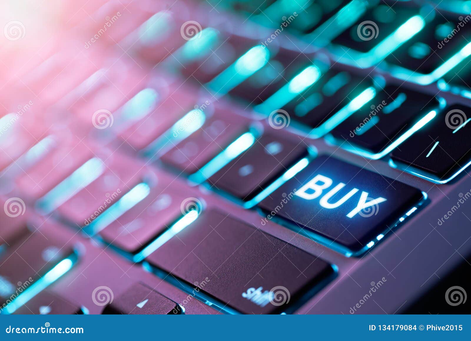Computer Keyboard with BUY Button Stock Photo - Image of order, market ...