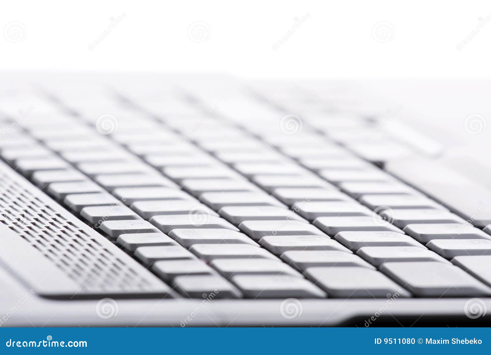 Computer keyboard close-up stock photo. Image of modern - 9511080