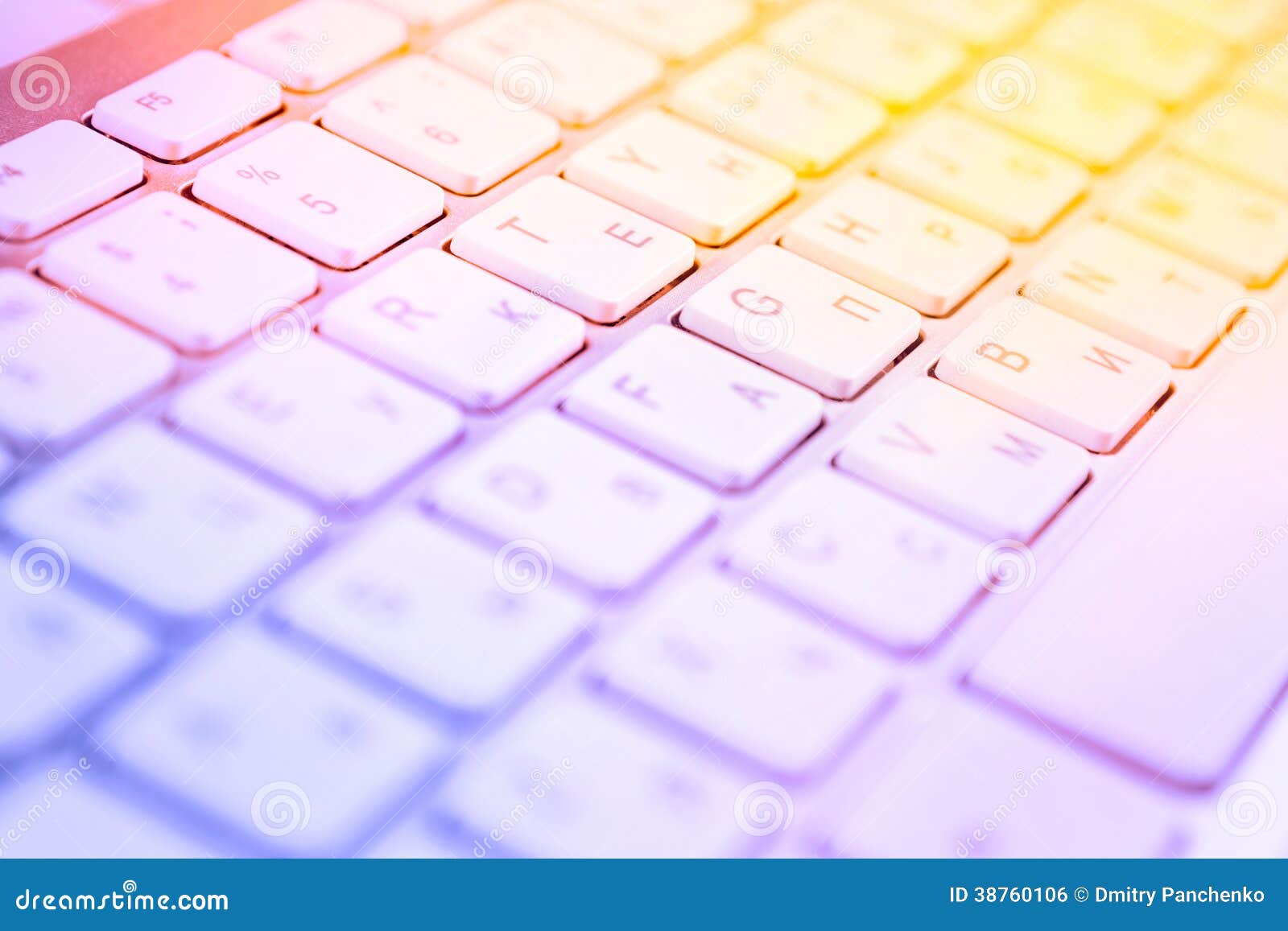 Computer keyboard colorful stock photo. Image of colorful - 38760106