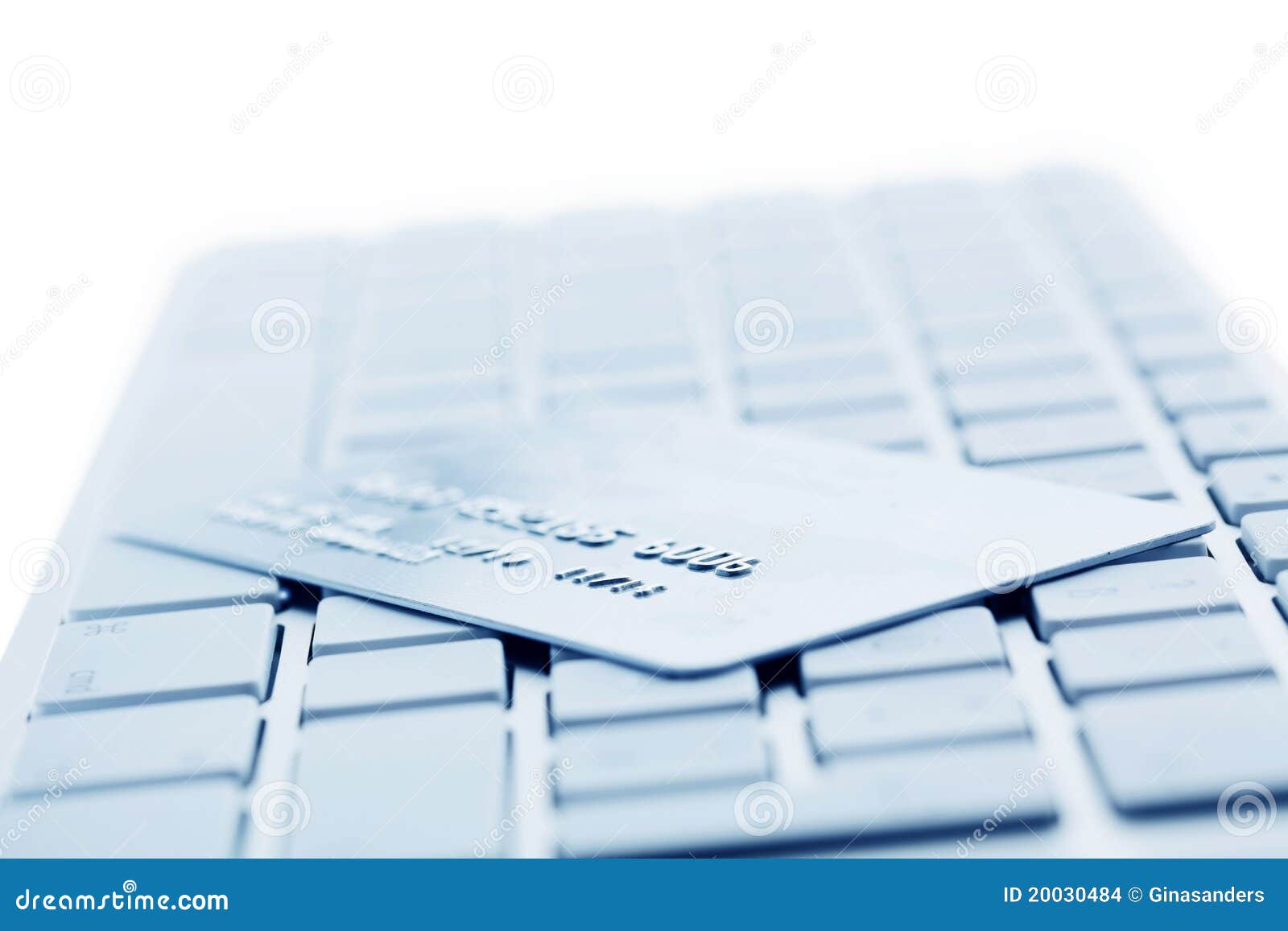 Computer Keyboard and Credit Card Stock Photo - Image of card, business ...