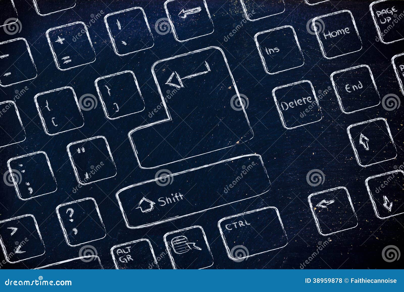 Computer keyboard design stock illustration. Illustration of concept ...