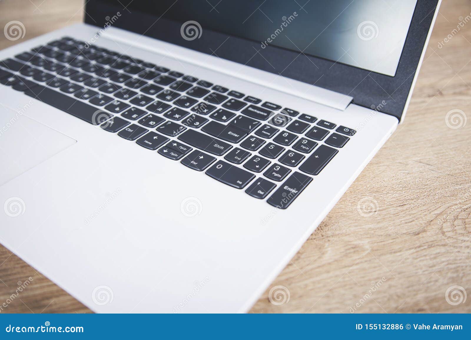 Computer keyboard on desk stock photo. Image of black - 155132886
