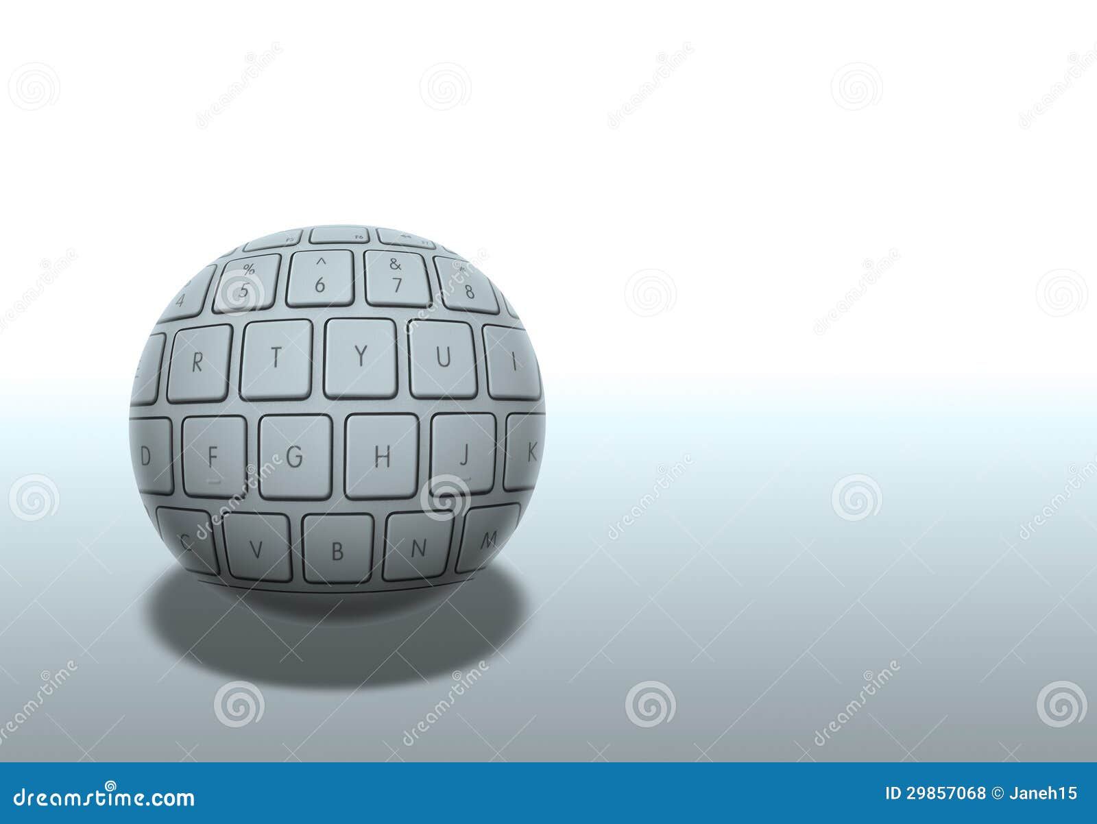 Computer ball stock illustration. Illustration of technology - 29857068