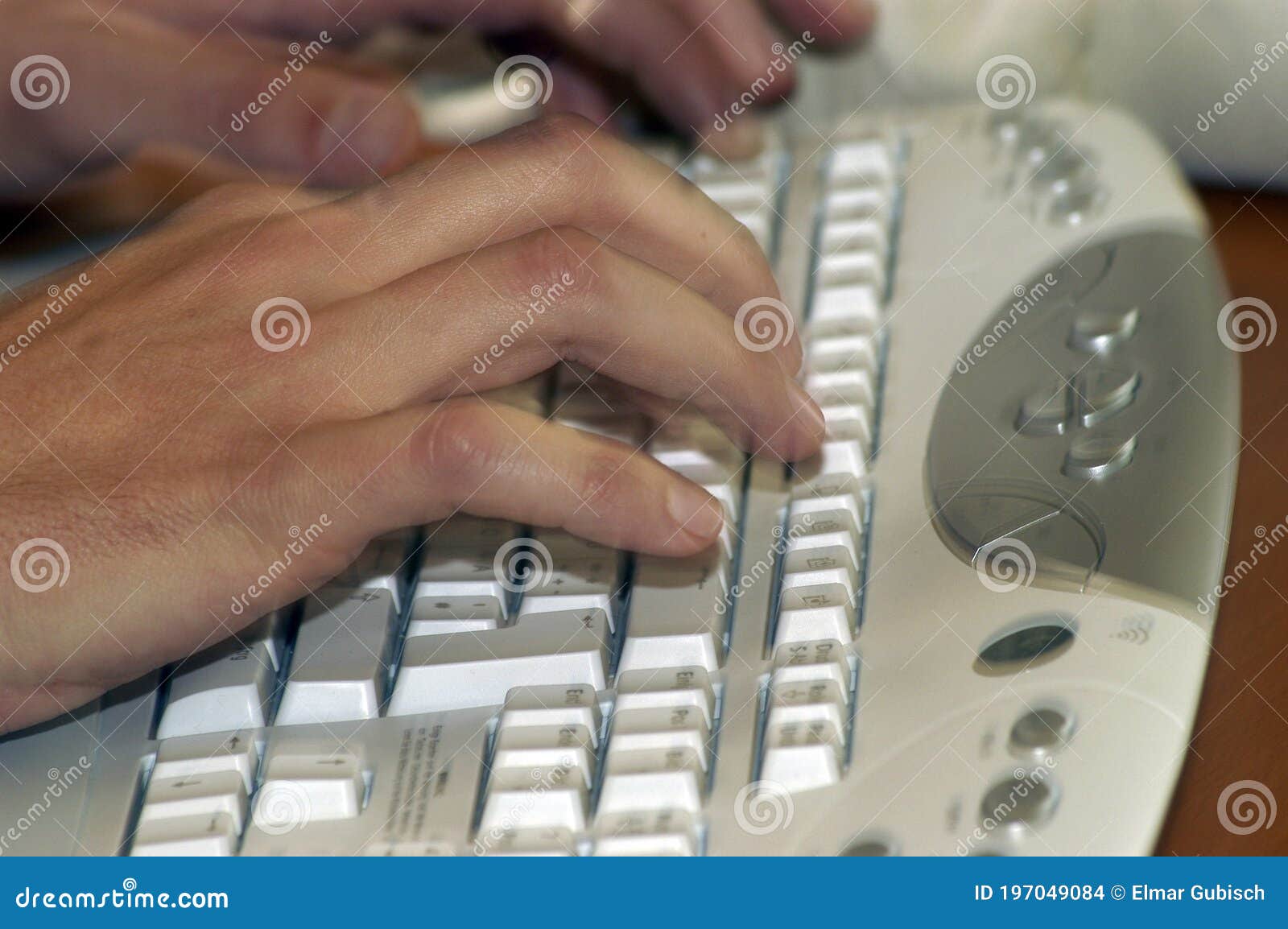 Computer Keyboard for Electronic Communication Stock Photo - Image of ...