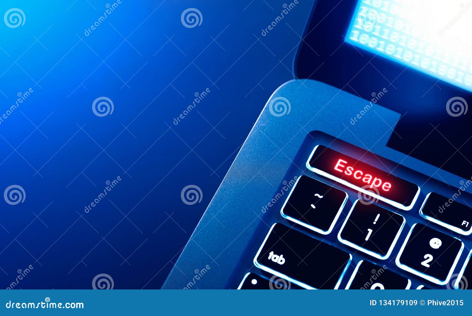 Computer Keyboard with Escape Button Stock Image - Image of button ...