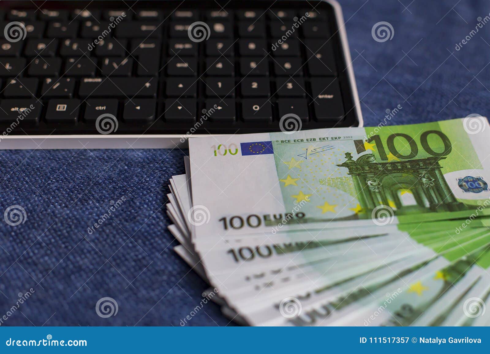 Computer Keyboard and Euro Currency Stock Image - Image of keyboard ...
