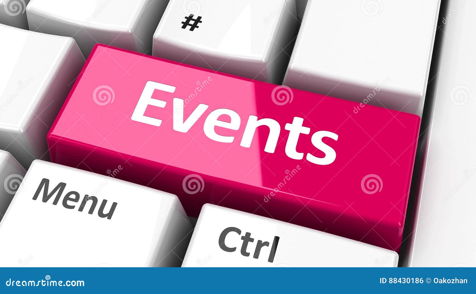 Computer Keyboard Events Stock Illustration Illustration Of Invitation 88430186