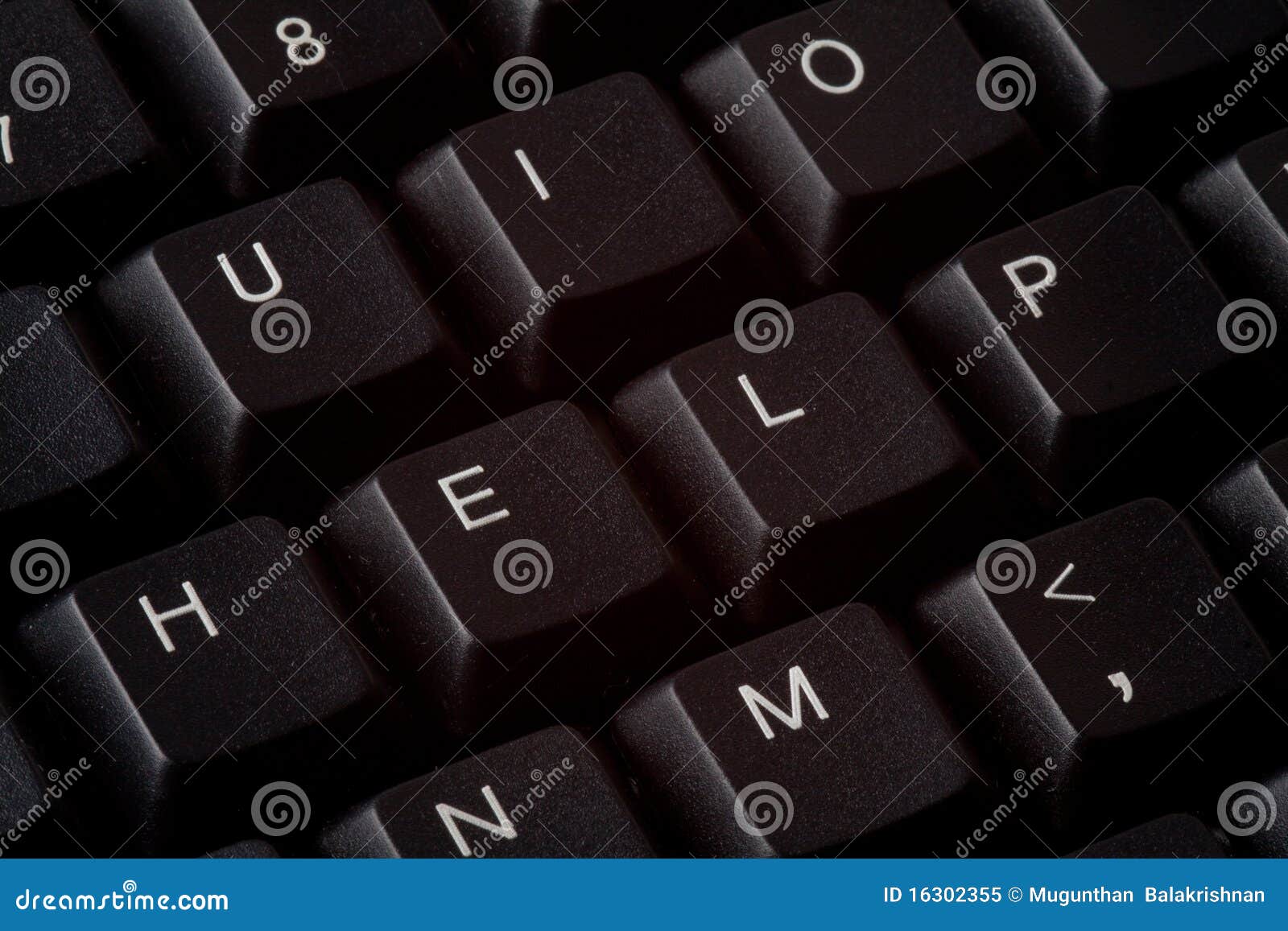 Computer keyboard help stock image. Image of macro, input - 16302355