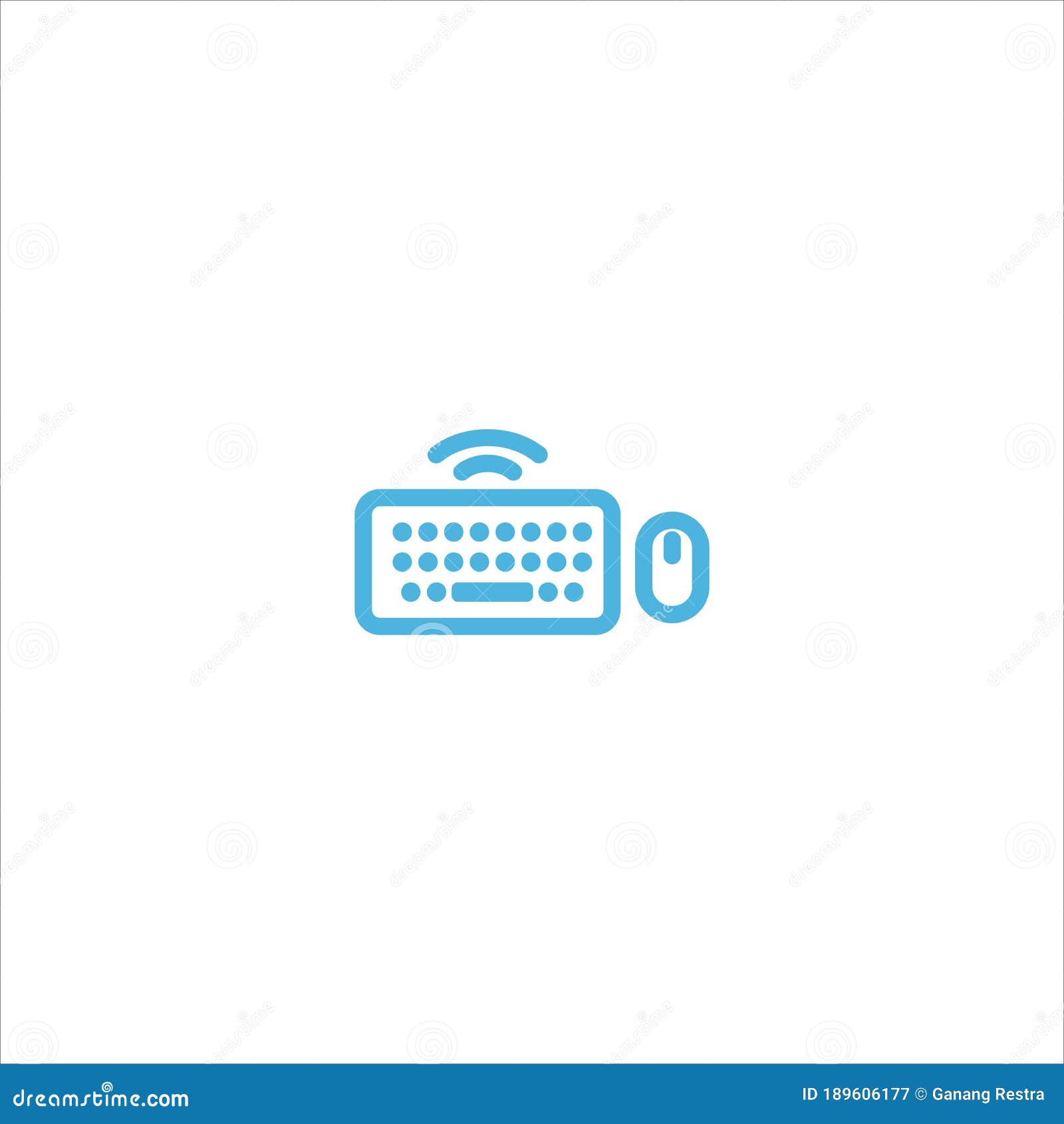 Computer Keyboard Icon Flat Vector Logo Design Trendy Stock ...