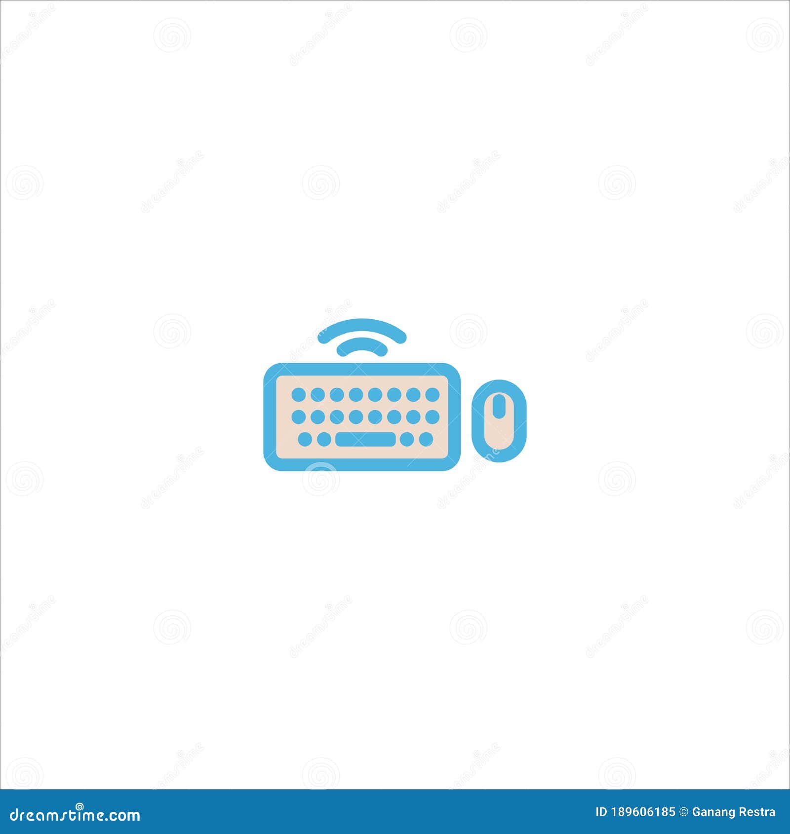 Computer Keyboard Icon Flat Vector Logo Design Trendy Stock ...