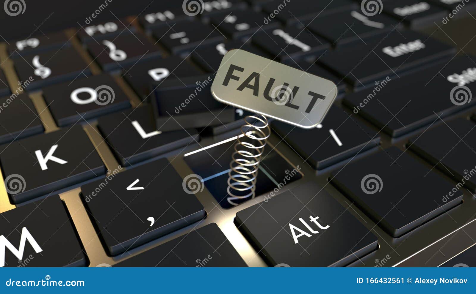 Computer Keyboard and Jack-in-the-box FAULT Message in the Key ...