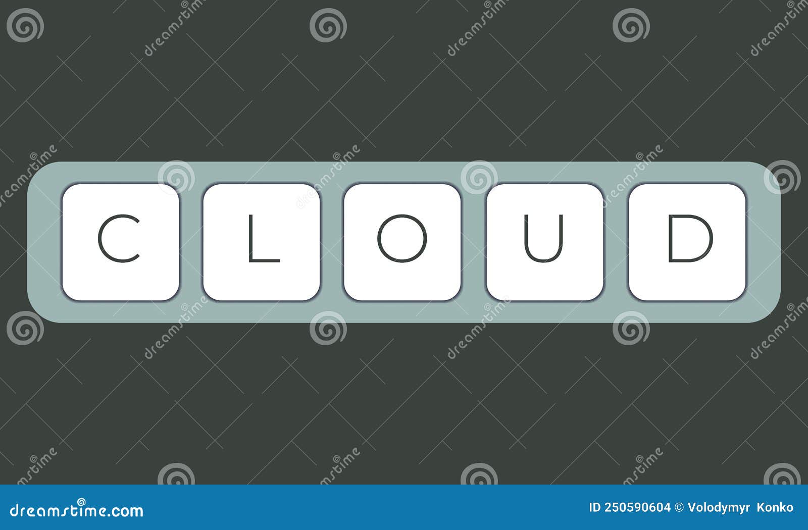 Computer Keyboard Key with Key Cloud. Keyboard Keys Icon Button Stock ...