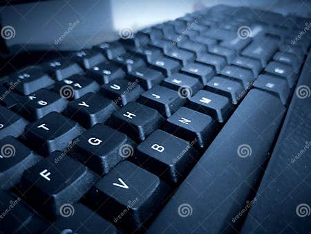 Computer Keyboard Keys Close Up Side View Stock Photo - Image of side ...