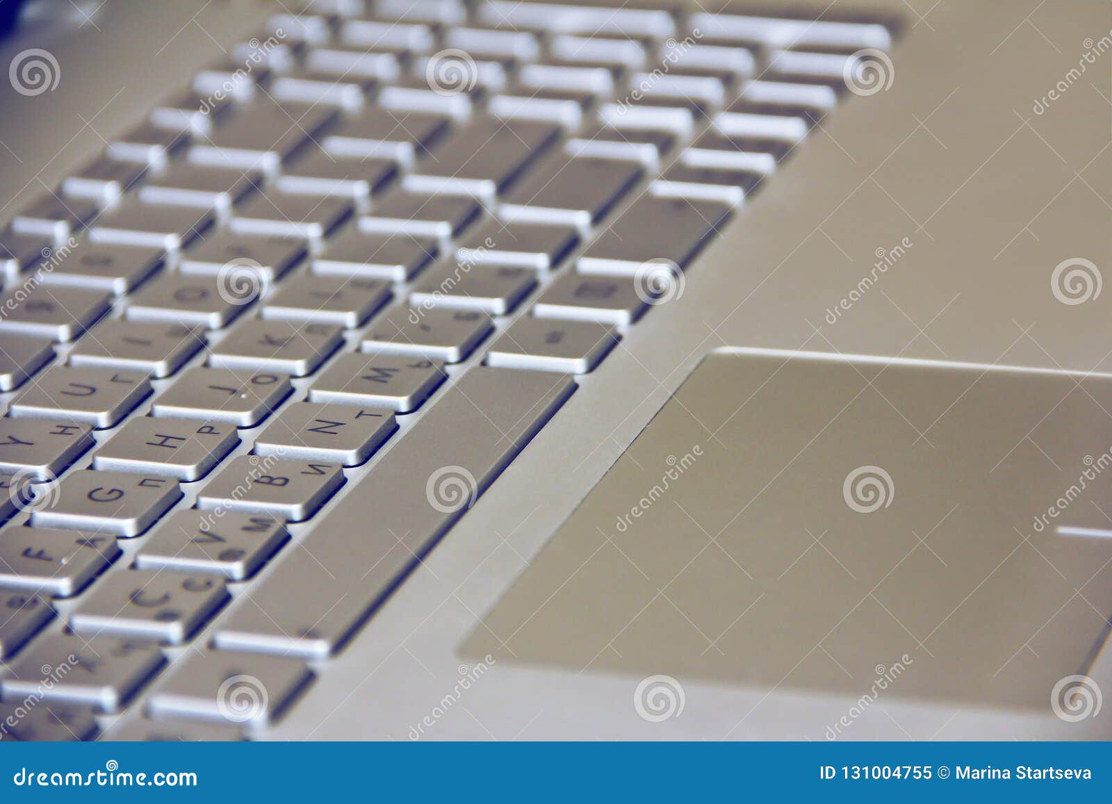 Computer Keyboard with Keys and Letters Stock Image - Image of ...