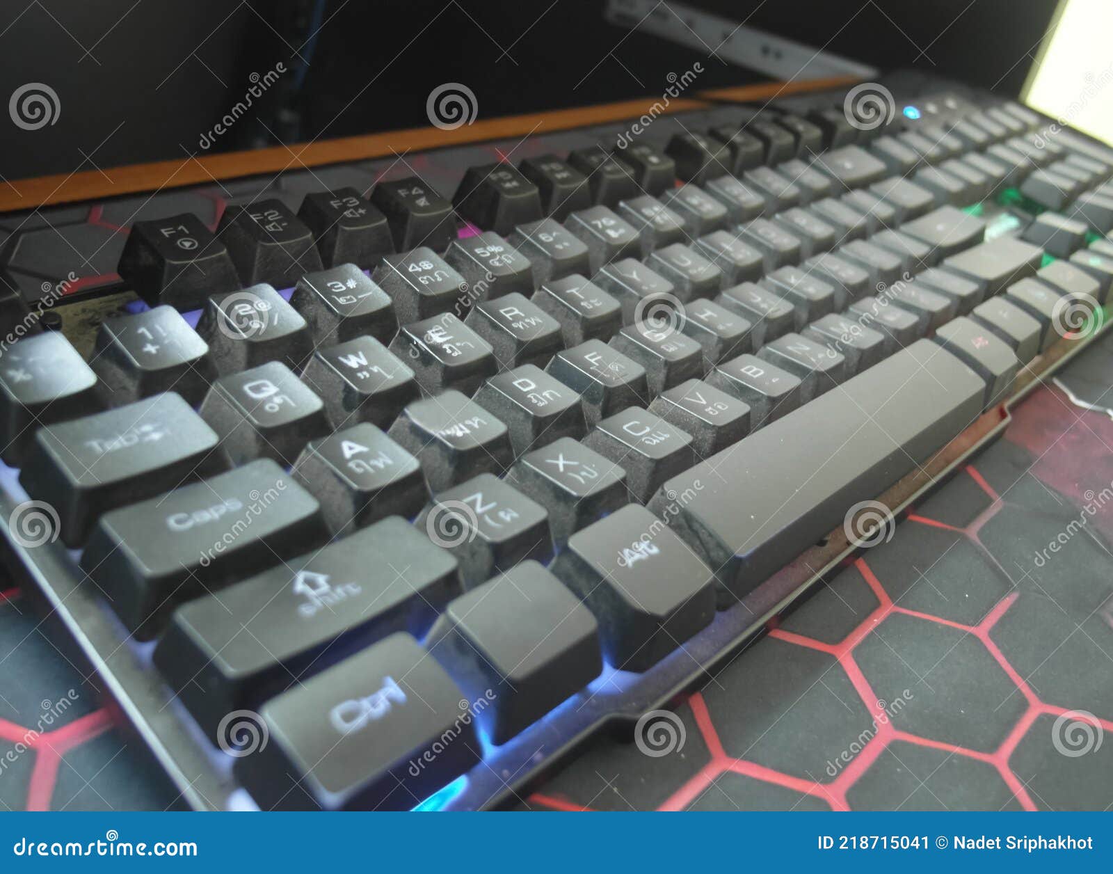 Computer keyboard keys stock image. Image of object - 218715041