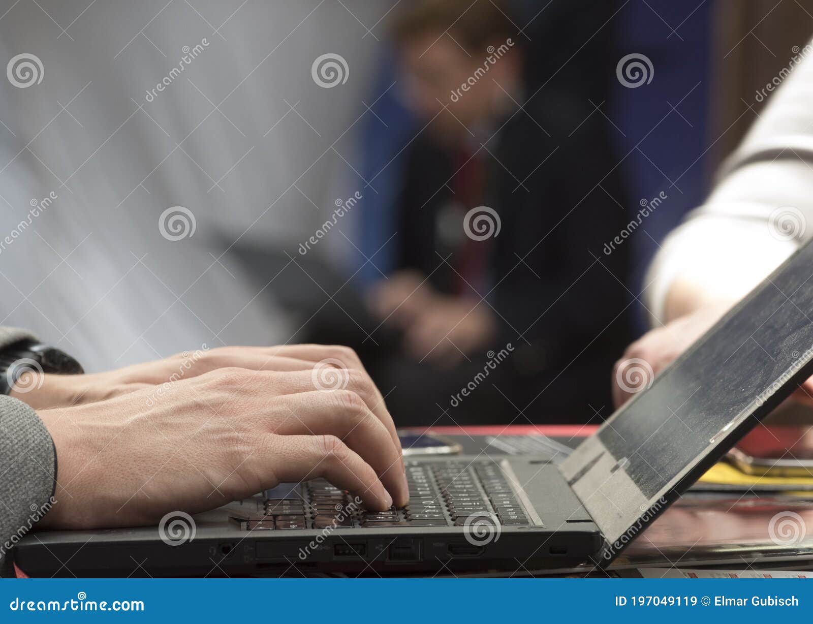 Computer Keyboard for Electronic Communication Stock Image - Image of ...