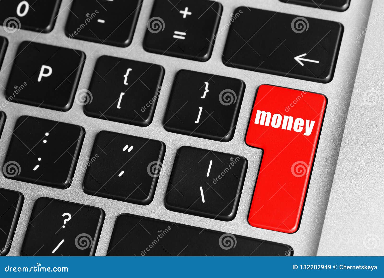 Computer Keyboard with MONEY Button Stock Image - Image of background ...