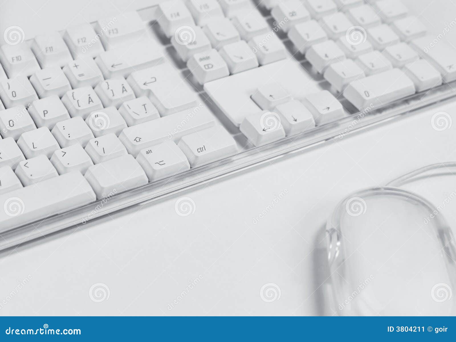 Computer Keyboard and Mouse Stock Image - Image of player, desktop: 3804211