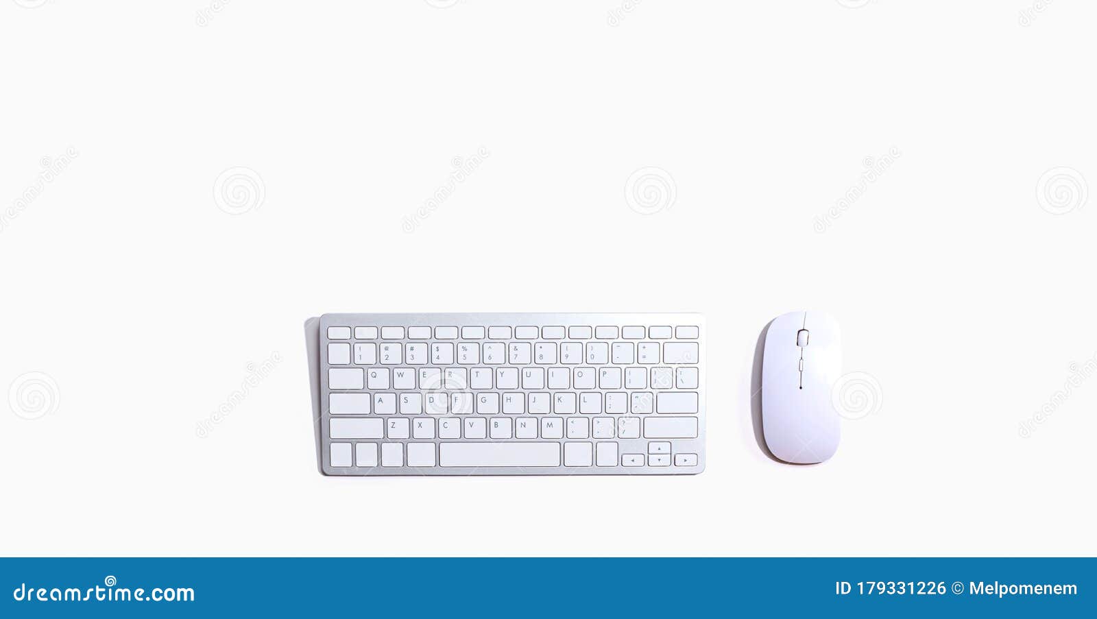 Computer Keyboard and Mouse Stock Photo - Image of flat, tech: 179331226