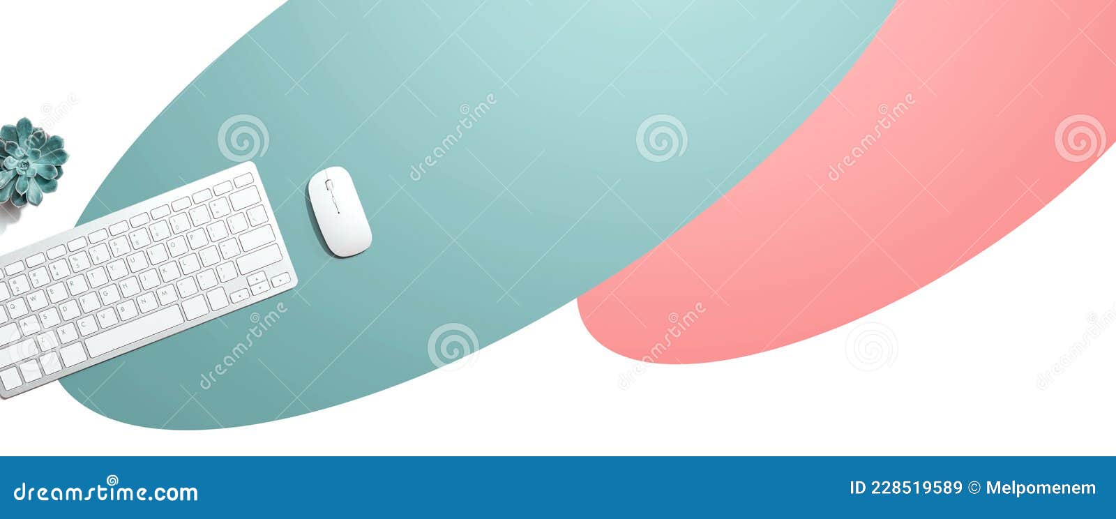 Computer Keyboard and Mouse from Above Stock Illustration ...