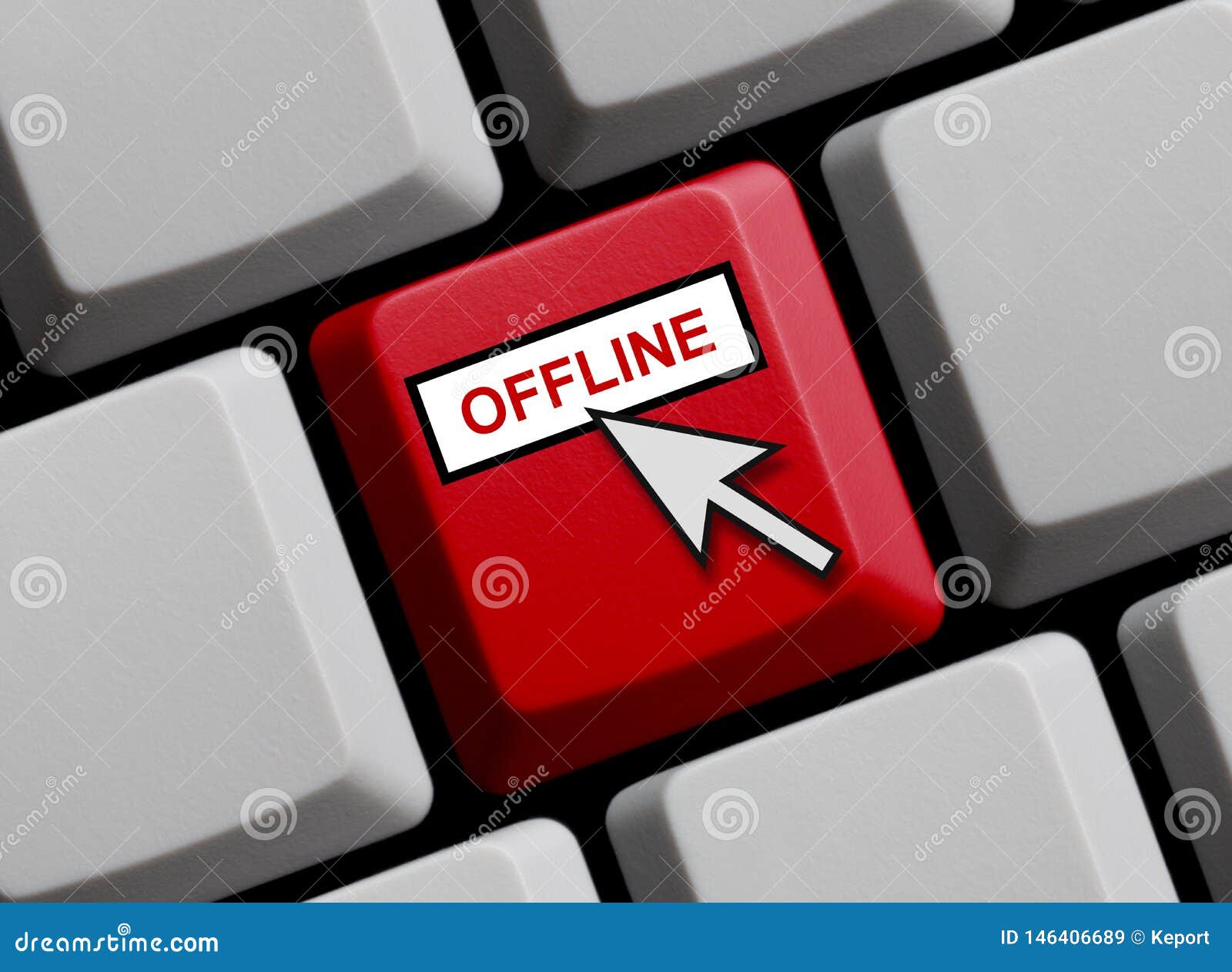 Computer Keyboard: Offline stock image. Image of cursor - 146406689