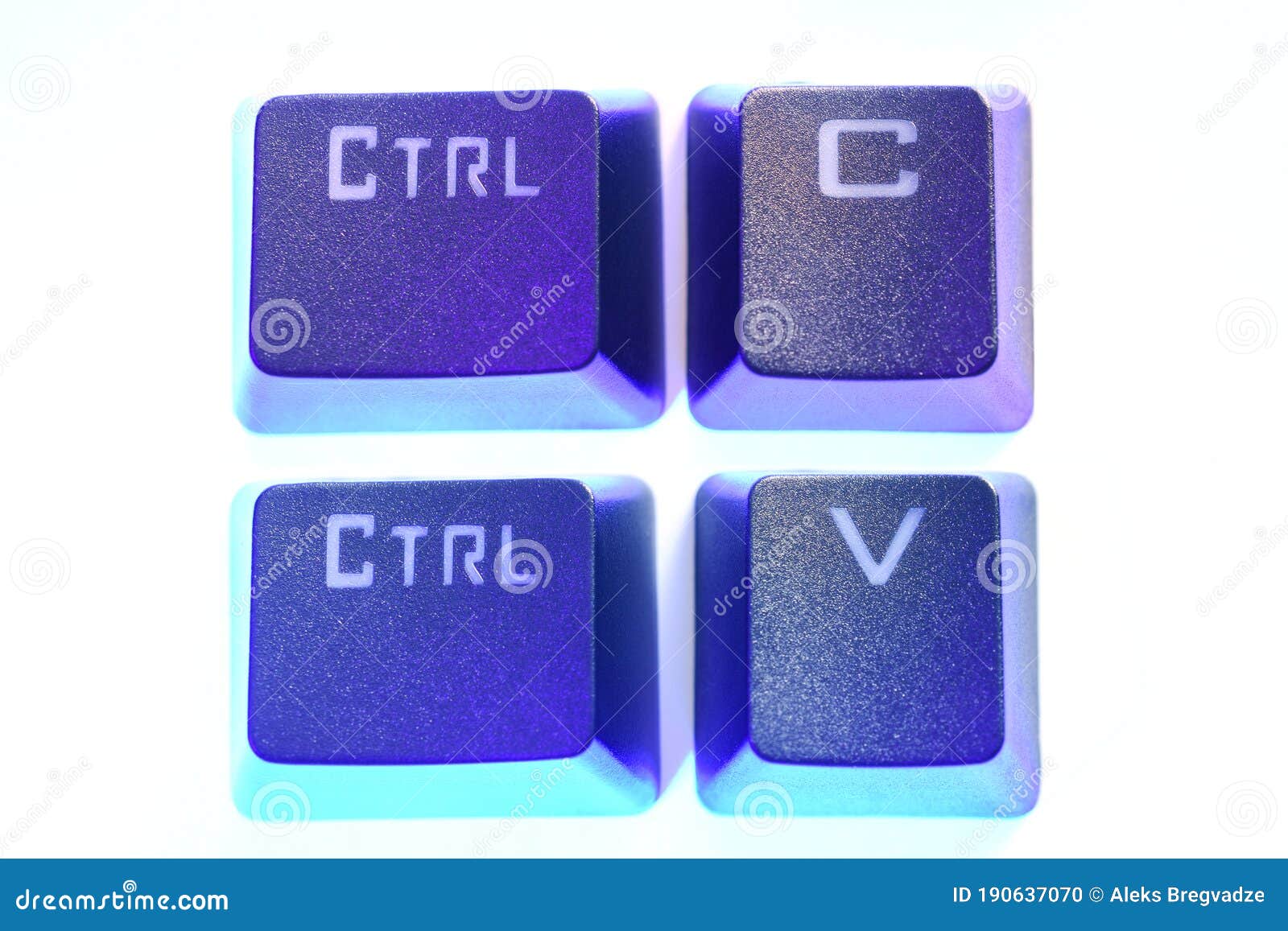 Computer Keyboard Pad ,copy Paste Concept Stock Photo - Image of ...