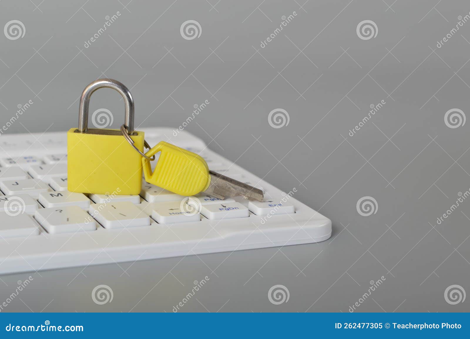 Computer Keyboard and Padlock.login and Password, Cybersecurity, Data ...
