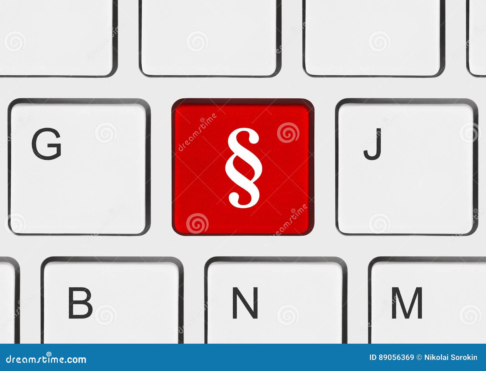 Computer Keyboard with Paragraph Key Stock Image - Image of book ...