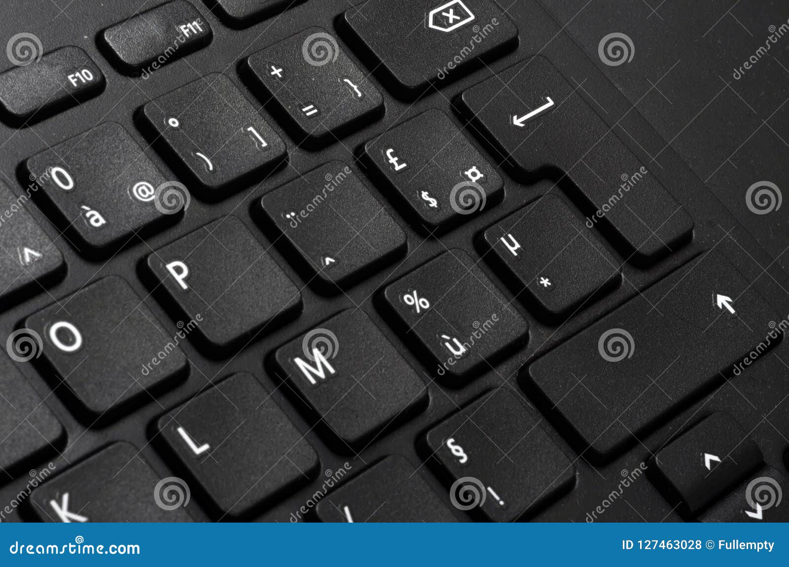 Computer keyboard stock photo. Image of keys, computer - 127463028