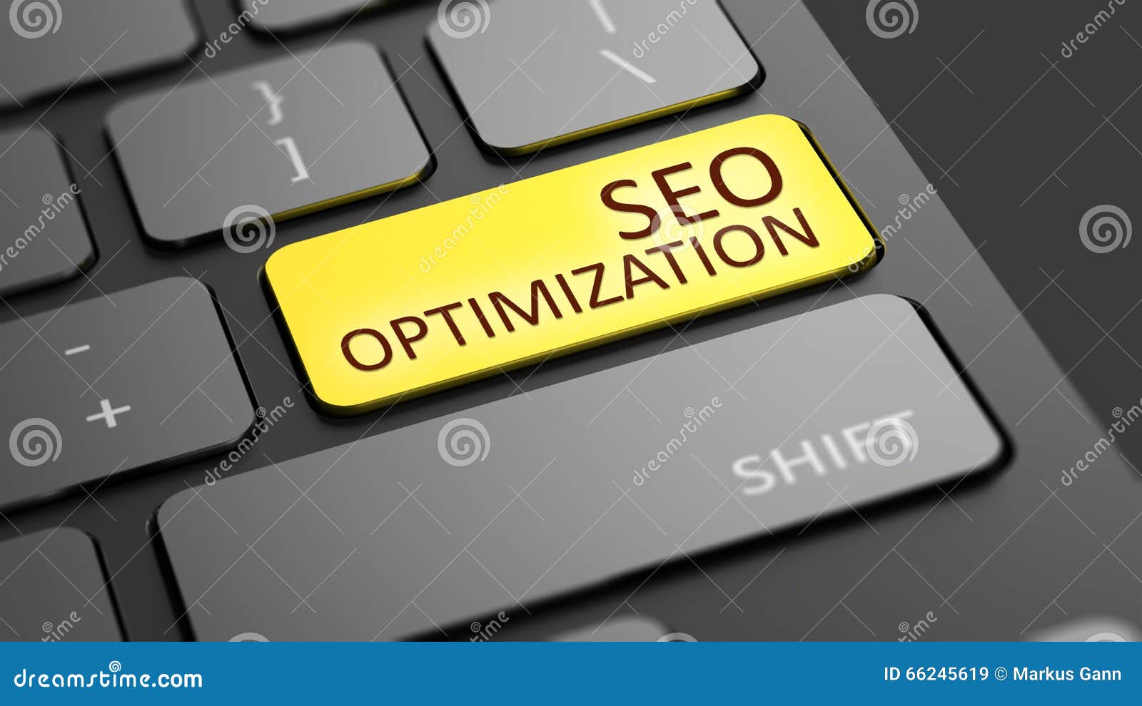 Computer Keyboard Seo Optimization Stock Illustration - Illustration of ...