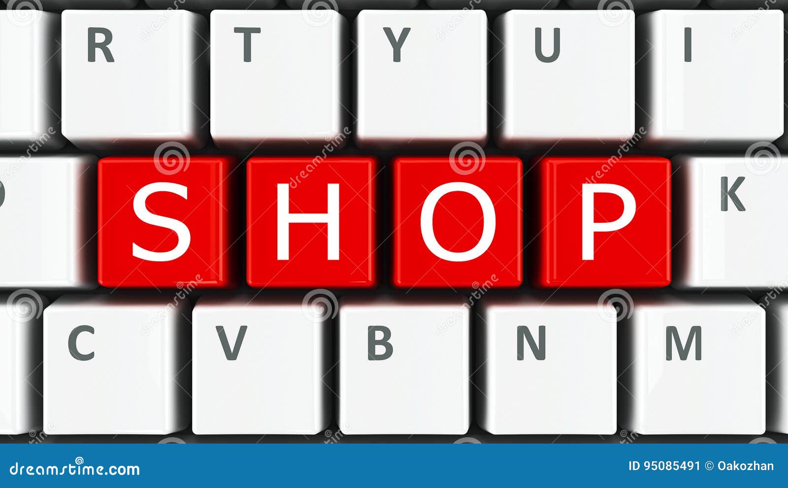 Computer keyboard shop stock illustration. Illustration of download ...