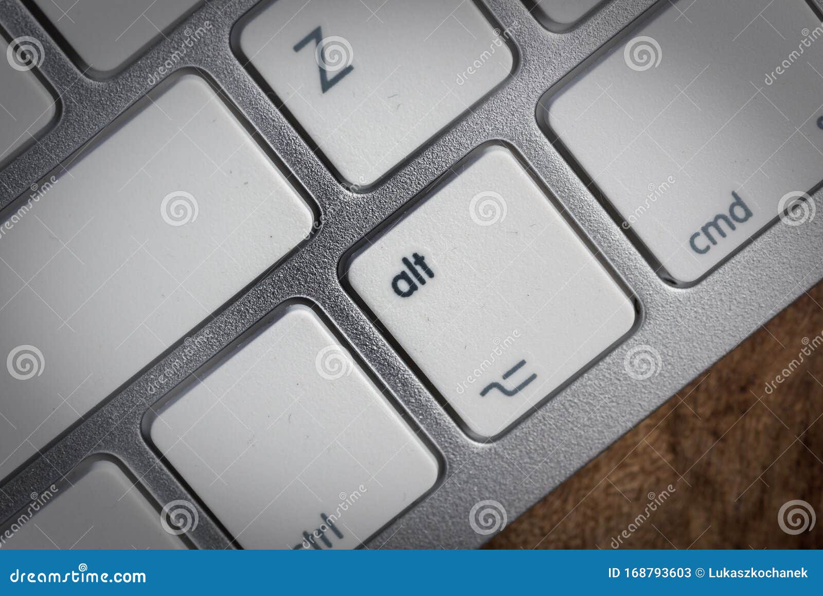 Computer Keyboard - Silver Keyboard of a Laptop with Button ALT ...