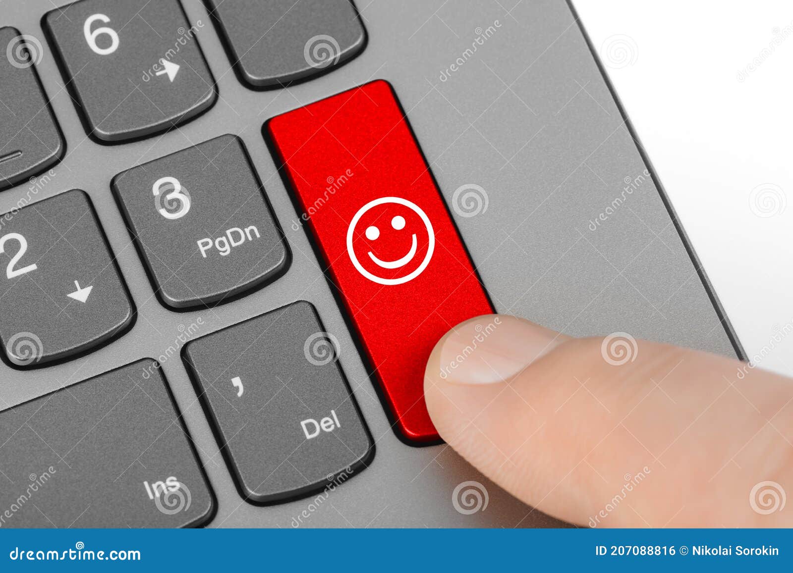 Computer Keyboard with Smile Key Stock Photo - Image of forum, icon ...