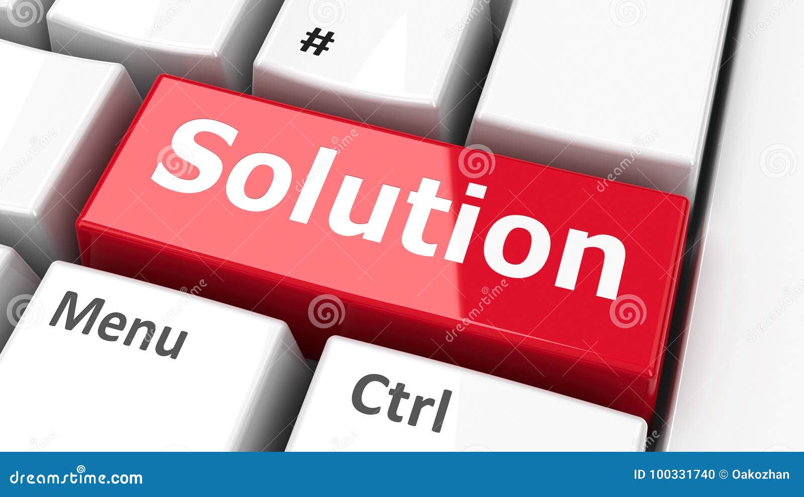 Computer keyboard Solution stock illustration. Illustration of data ...
