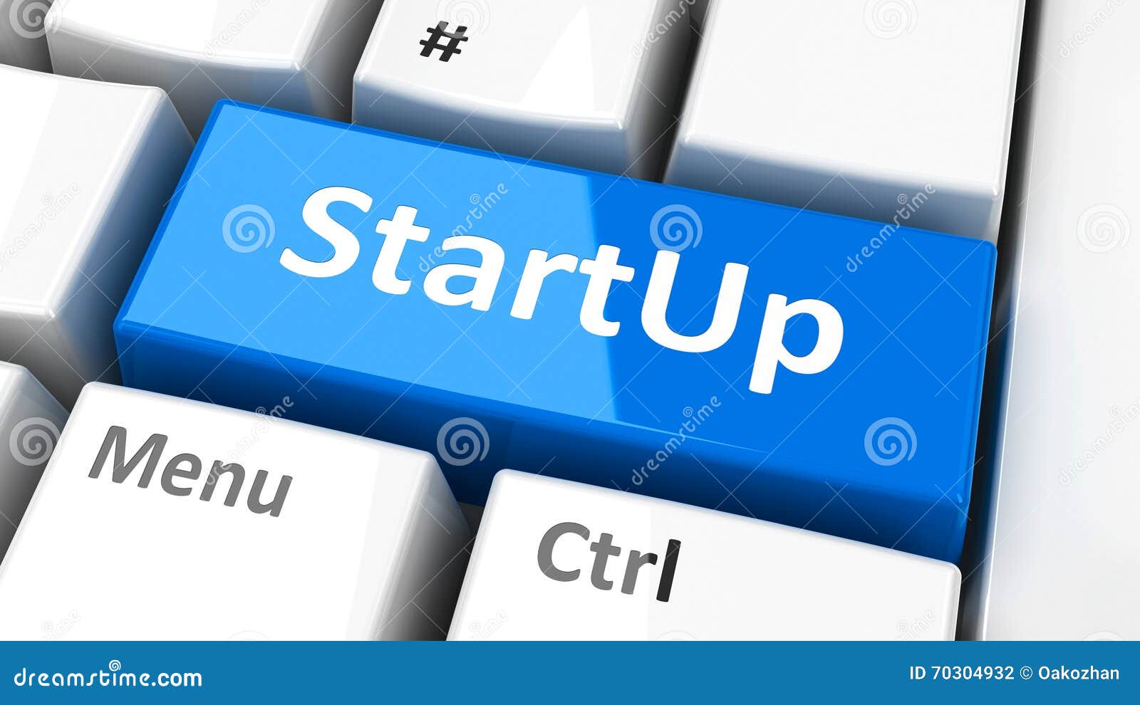 Computer keyboard startup stock illustration. Illustration of keyboard ...