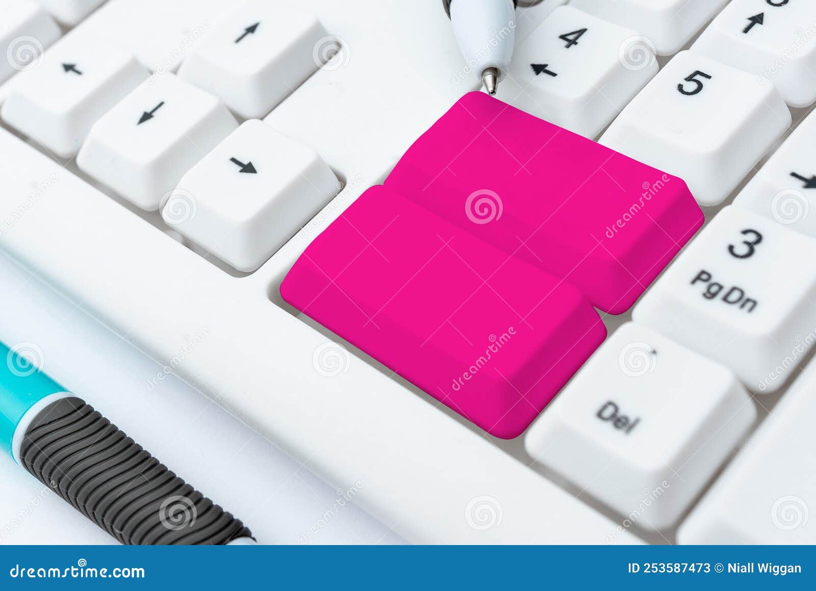 Computer Keyboard and Symbol.Information Medium for Communication ...