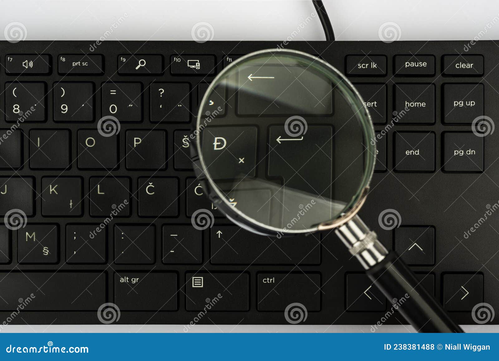 Computer Keyboard and Symbol.Information Medium for Communication ...