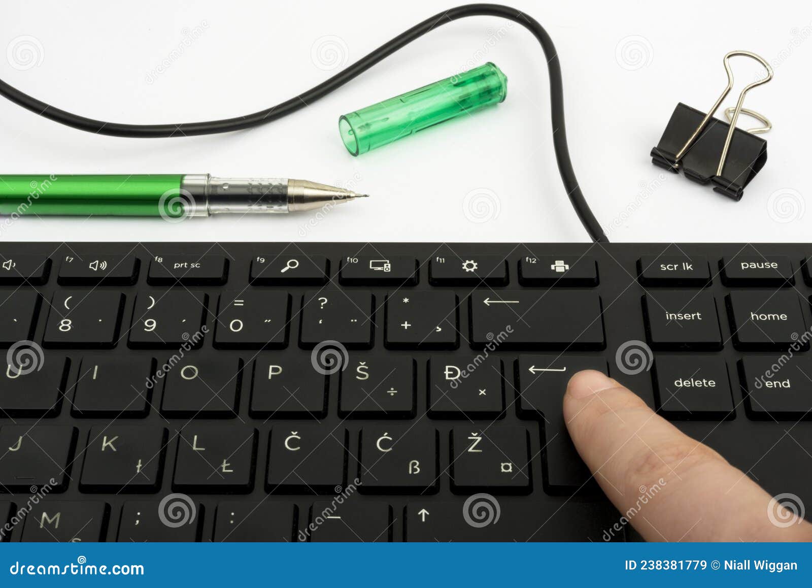 Computer Keyboard and Symbol.Information Medium for Communication ...
