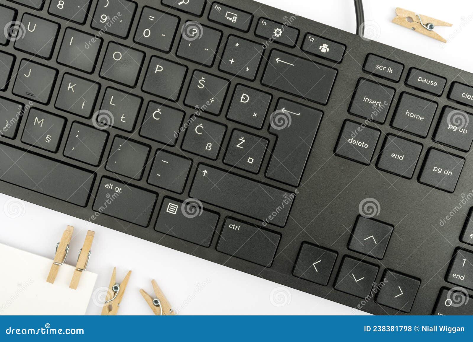 Computer Keyboard and Symbol.Information Medium for Communication ...