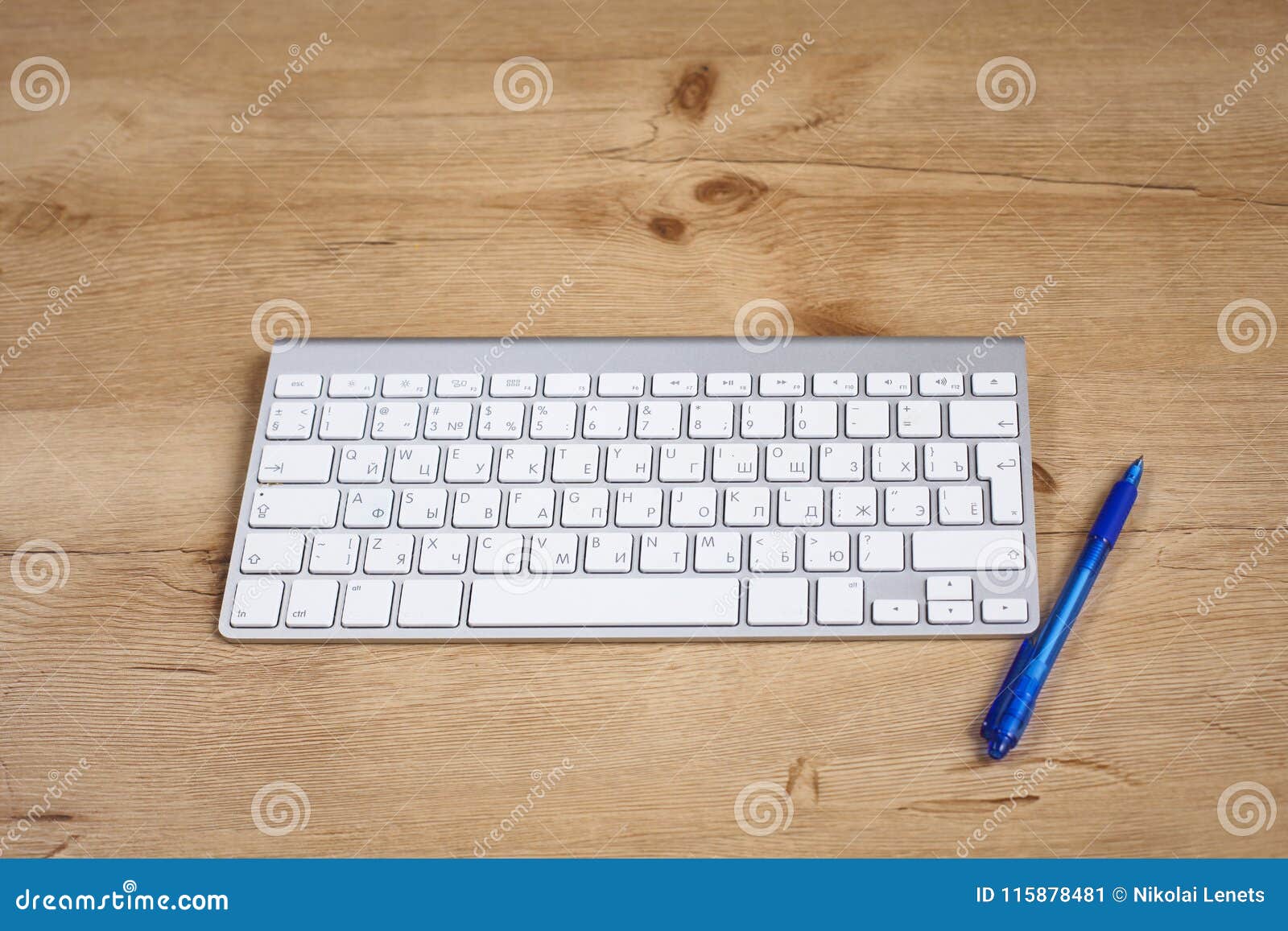 The Computer Keyboard is on the Table Stock Image - Image of concept ...
