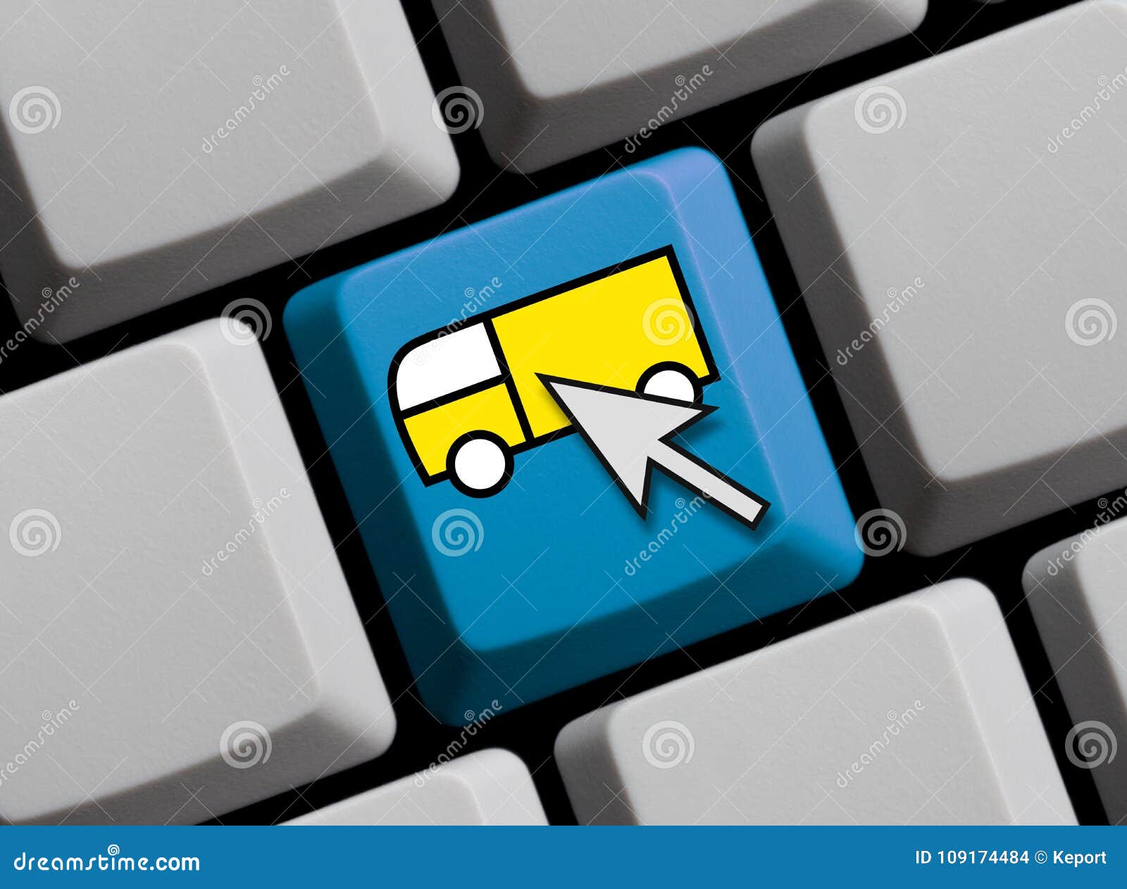 Computer Keyboard: Truck Logistics Stock Photo - Image of internet ...