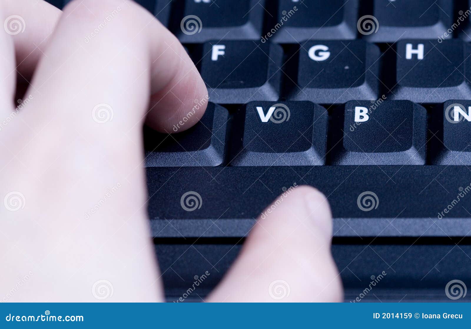 Computer keyboard typing stock image. Image of desk, technology - 2014159