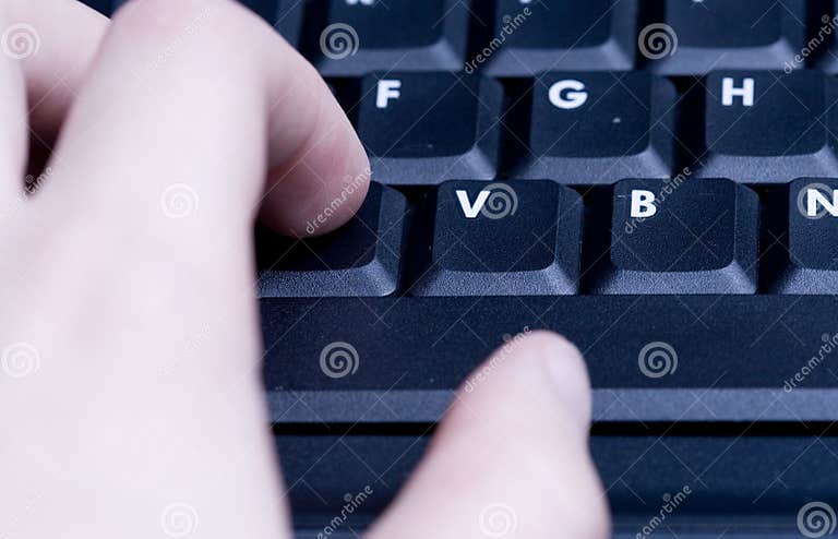 Computer keyboard typing stock image. Image of desk, technology - 2014159