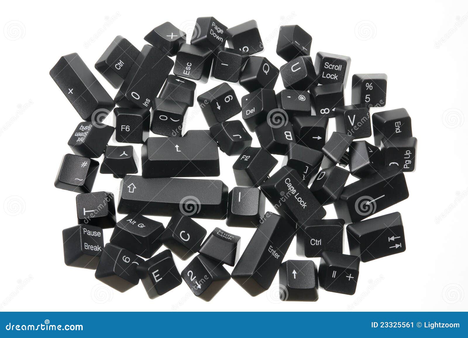 Computer Keys stock image. Image of object, cutout, alphabets - 23325561