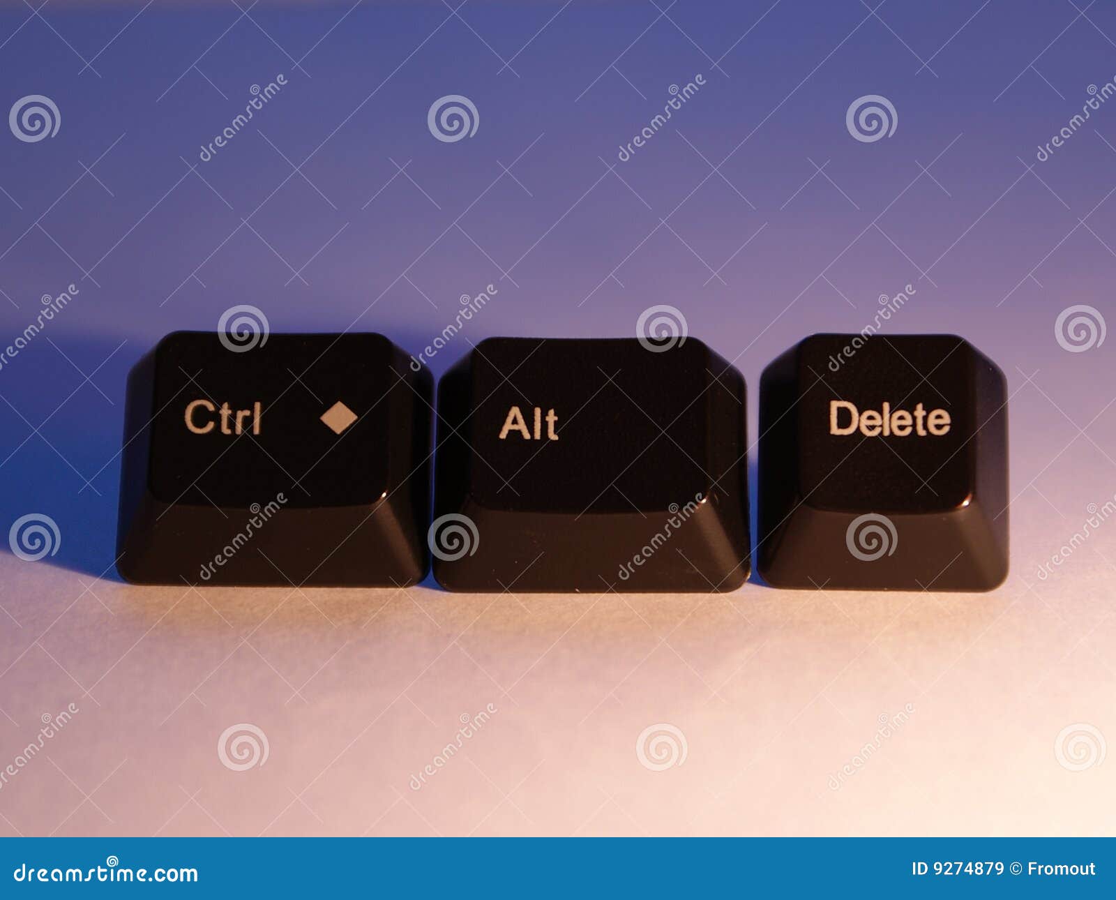 Computer keys stock image. Image of danger, control, reboot - 9274879