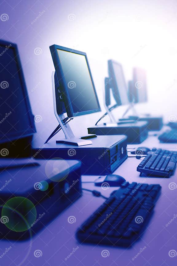 Computer lab stock image. Image of classroom, cafe, communication ...