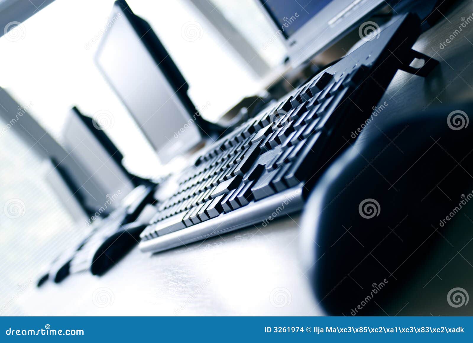 Computer room stock photo. Image of place, tech, desktop - 3261974