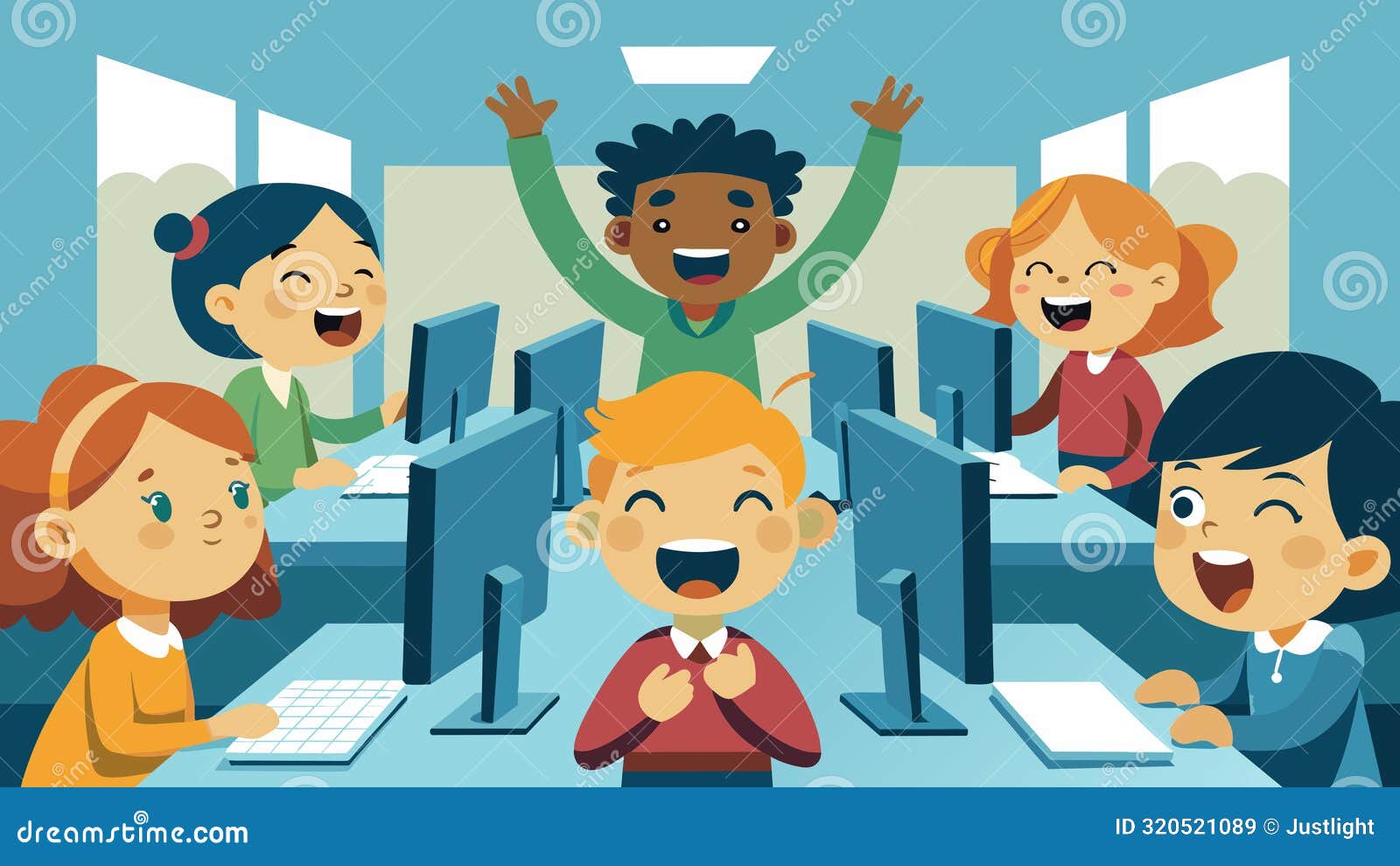 The Computer Lab is Alive with the Sounds of Childrens Voices Laughter ...