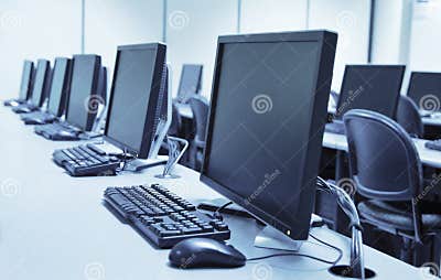 Computer Lab stock photo. Image of business, network - 31650214