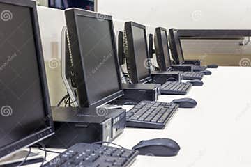Computer lab stock image. Image of screen, information - 33668303